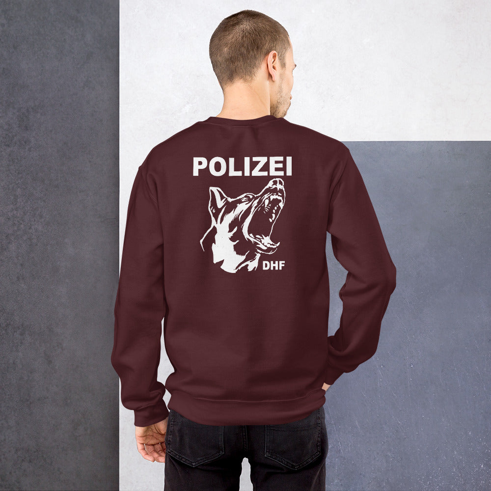 -POLIZEI DHF- Unisex-Pullover – Da-Hundstratzer